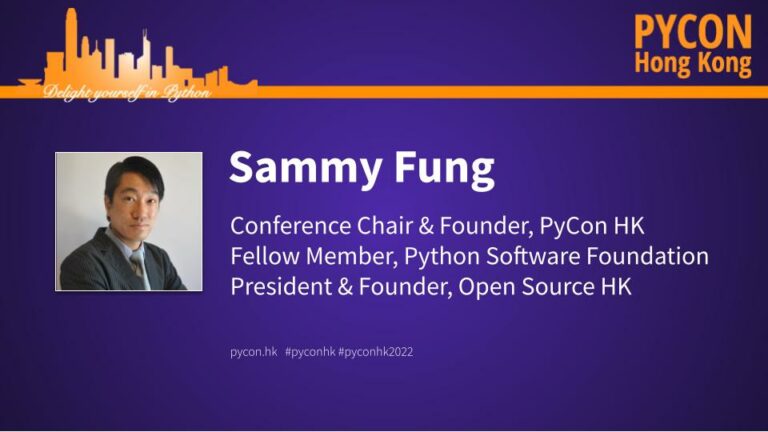 Delight yourself in Python - PyCon HK 2022 - Sammy Rock Symphony